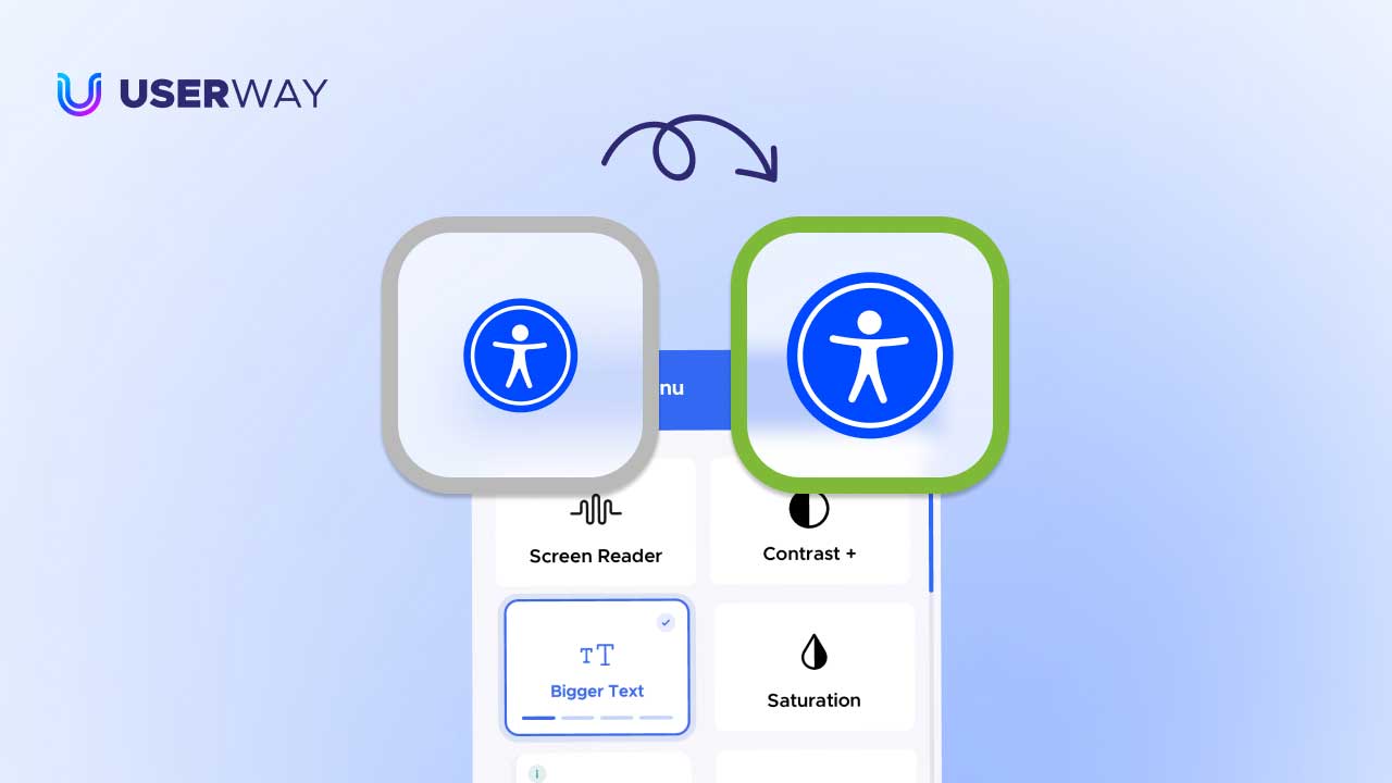 Admin: How to change the UserWay button or widget icon size