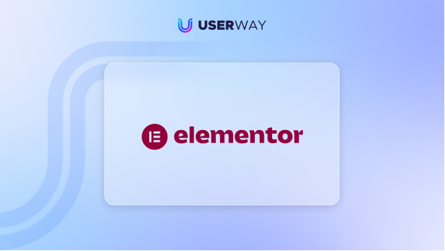 Elementor Website Accessibility Plugin | UserWay Widget
